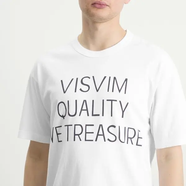 Visvim Jumbo T-shirt Dmgd - White