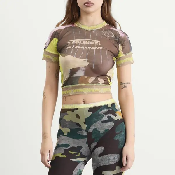 Ottolinger Mesh Otto T-shirt - Morph Camo