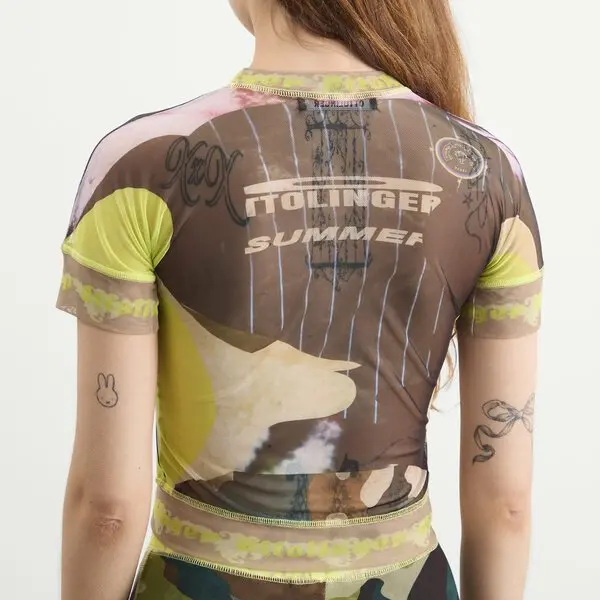 Ottolinger Mesh Otto T-shirt - Morph Camo