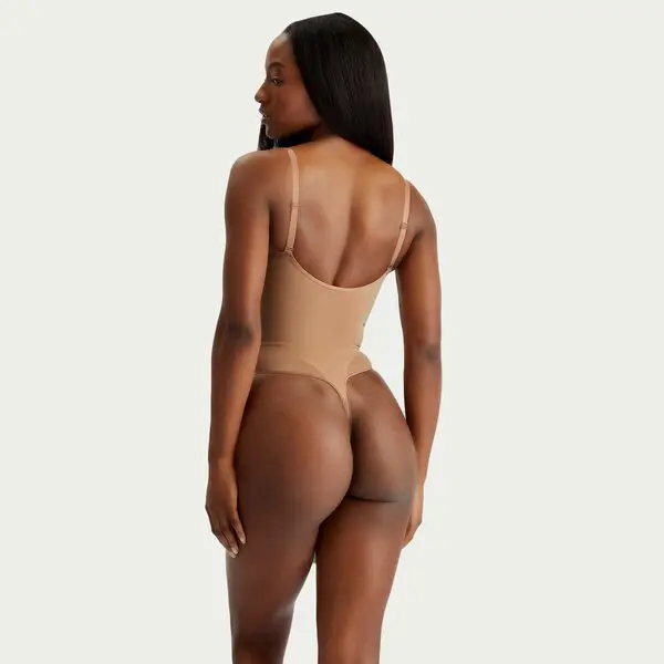 SKIMS Seamless Sculpt Thong Bodysuit - Sienna