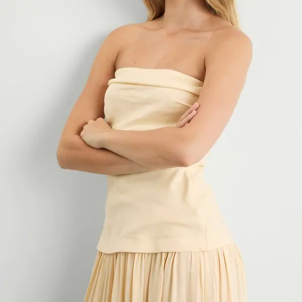 Faithfull The Brand Hedy Maxi Dress - Butter