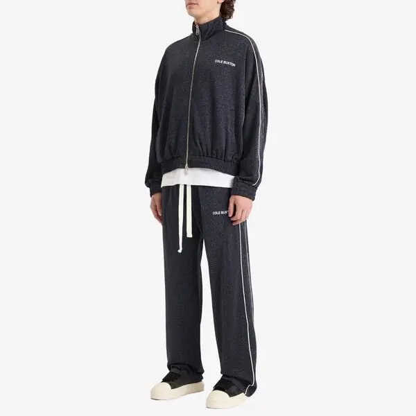COLE BUXTON Glitter Piped Track Jacket