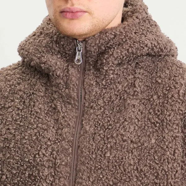 COLE BUXTON High Pile Zip Through