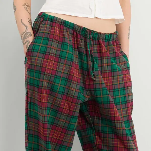 SUNDAYFRUITMARKET Sunday Check Trousers