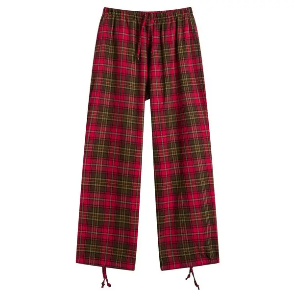 SUNDAYFRUITMARKET Sunday Check Trousers - Pink
