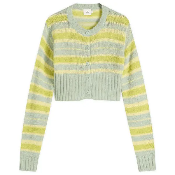 SUNDAYFRUITMARKET Sun Cropped Cardigan - Mint