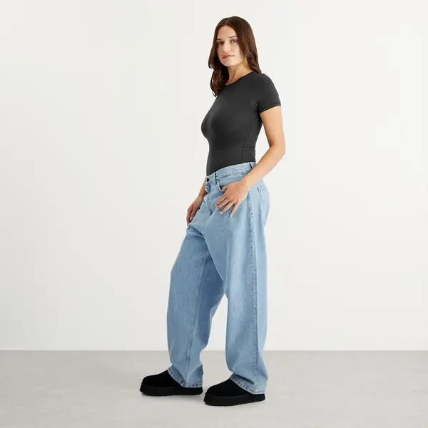 SKIMS Fits Everybody T-shirt Bodysuit - Onyx