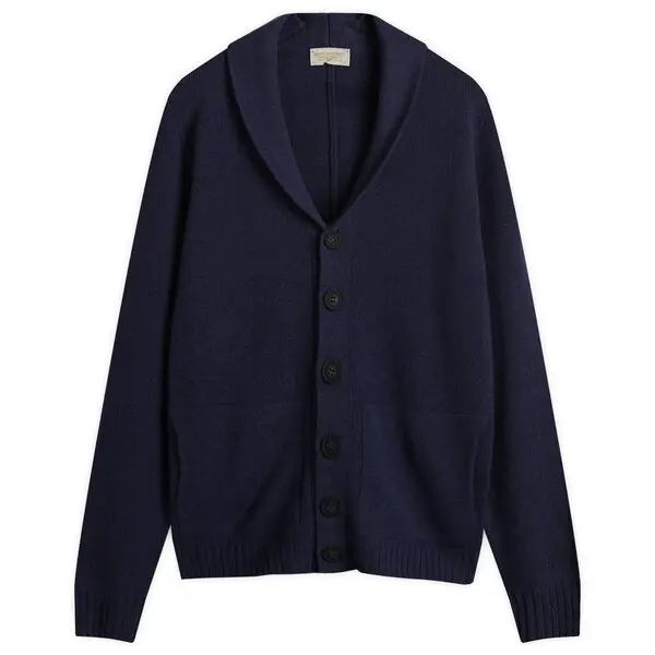 John Smedley Rockford Cashmere Shawl Collar Cardigan - Midnight