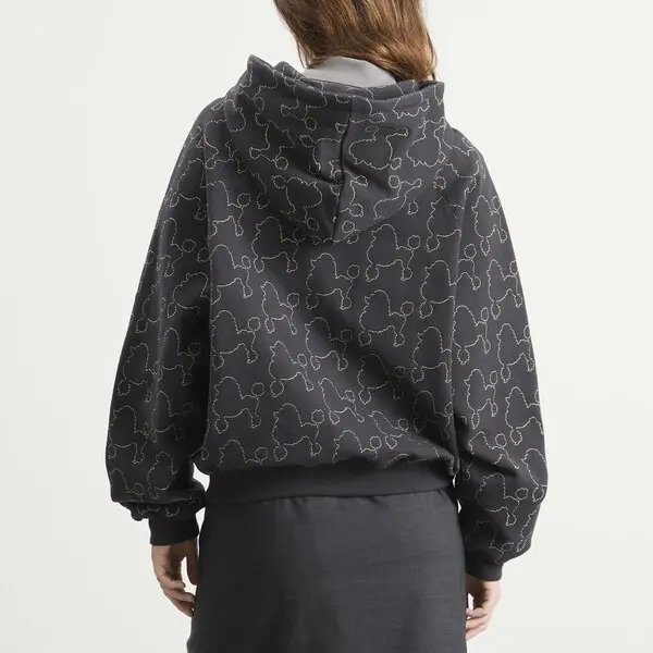 TTT MSW Dog Embroidery Full Zip Hoodie