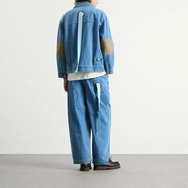 EBIT Denim Jacket With Octagon Patch