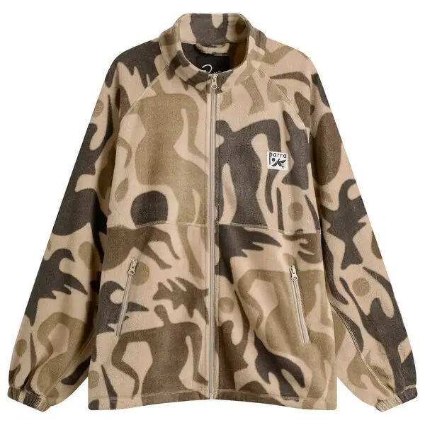 PARRA Just Like Heaven Fleece Jacket - Sand