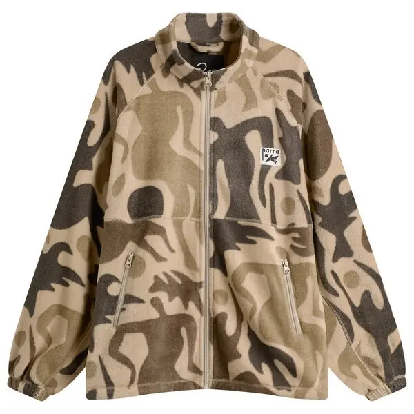PARRA Just Like Heaven Fleece Jacket - Sand
