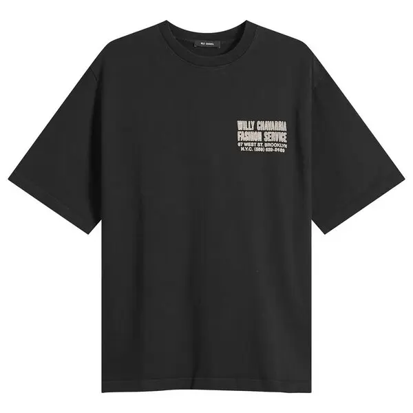 WILLY CHAVARRIA Fashion Services Standard T-shirt - Black