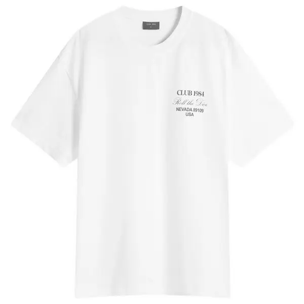 CLUB 1984 Welcome To Vegas T-shirt - White