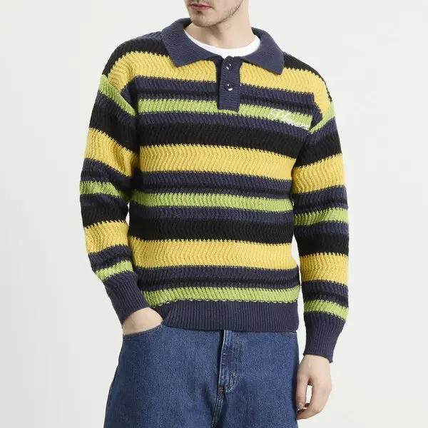 PLEASURES Cooper Polo Sweater