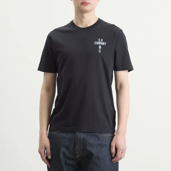 C.P. COMPANY 30/1 British Sailor Logo T-shirt