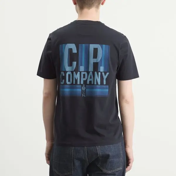 C.P. COMPANY 30/1 British Sailor Logo T-shirt