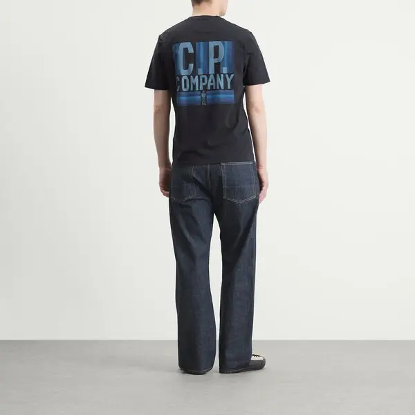 C.P. COMPANY 30/1 British Sailor Logo T-shirt