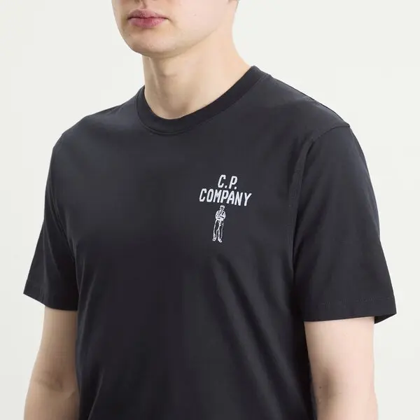 C.P. COMPANY 30/1 British Sailor Logo T-shirt