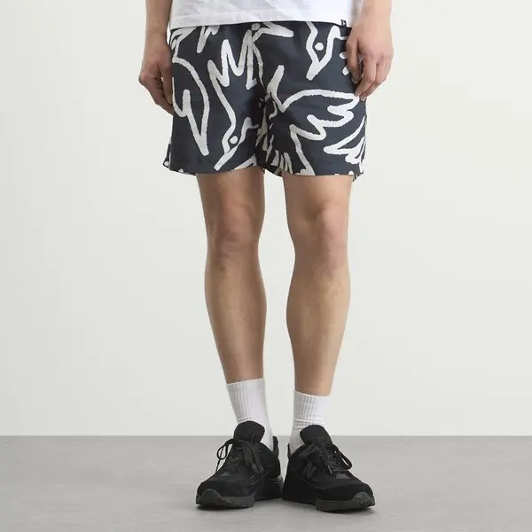 PARRA Birds Fly Free Swim Shorts
