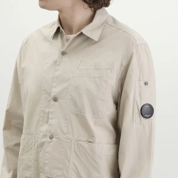 C.P. COMPANY Popeline Lens Overshirt
