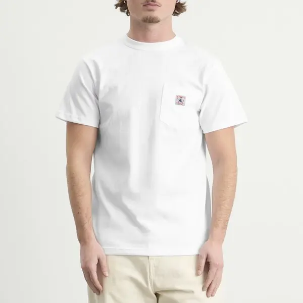 RANDY'S GARMENTS Randy’s Garments Inc. Logo Pocket T-shirt - White