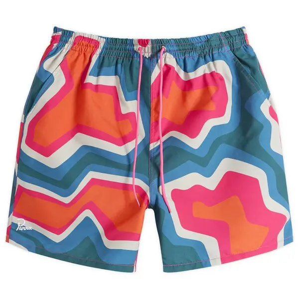 PARRA Gem Stones Swim Shorts - Pink