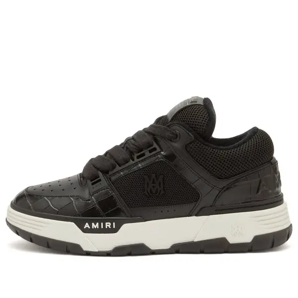 Amiri Croc Debossed Ma-1 - Black