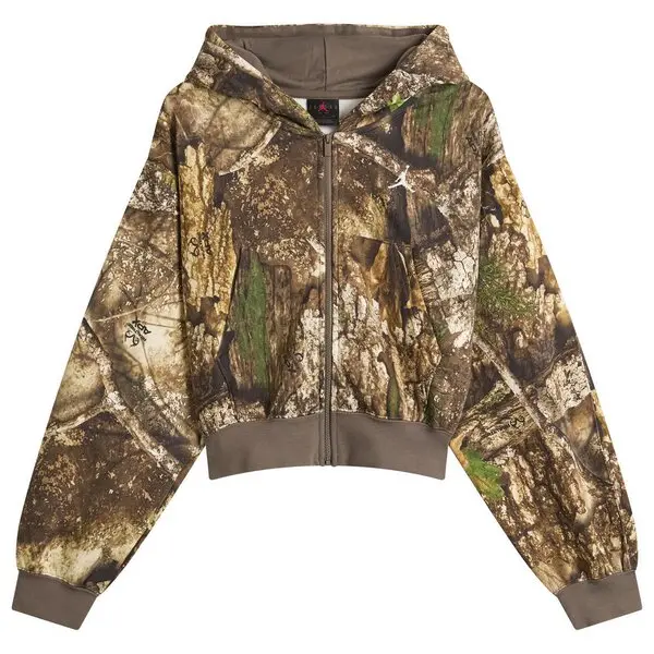 JORDAN Brooklyn Real Tree Camo Pullover Hoodie - Sail
