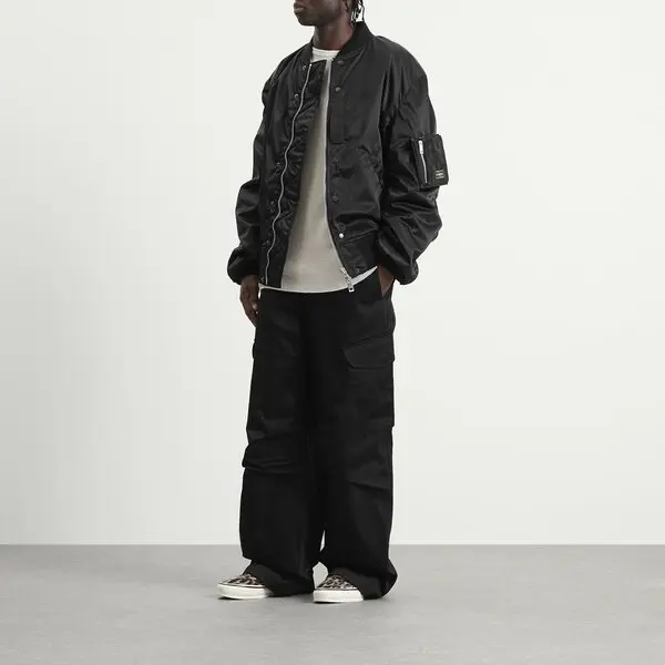 PORTER-YOSHIDA & CO Buzz Rickson’s X Porter Ma-1 Jacket – Presented End - Black