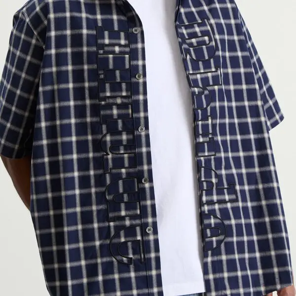 Rhude Center Logo Button Up Shirt