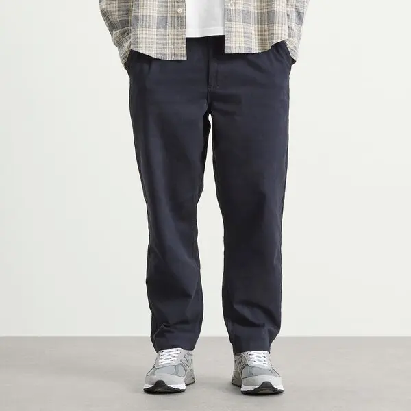 WAX LONDON Kurt Twill Trousers - Navy