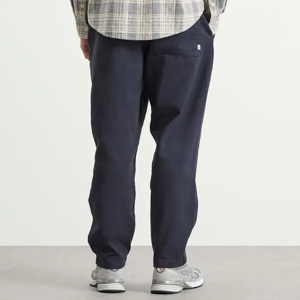WAX LONDON Kurt Twill Trousers - Navy