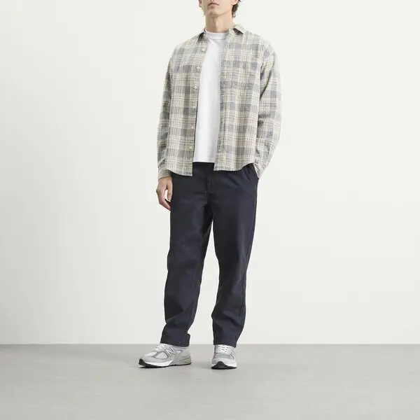 WAX LONDON Kurt Twill Trousers - Navy