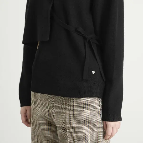 STEL Asymmetric Wrap Cardigan