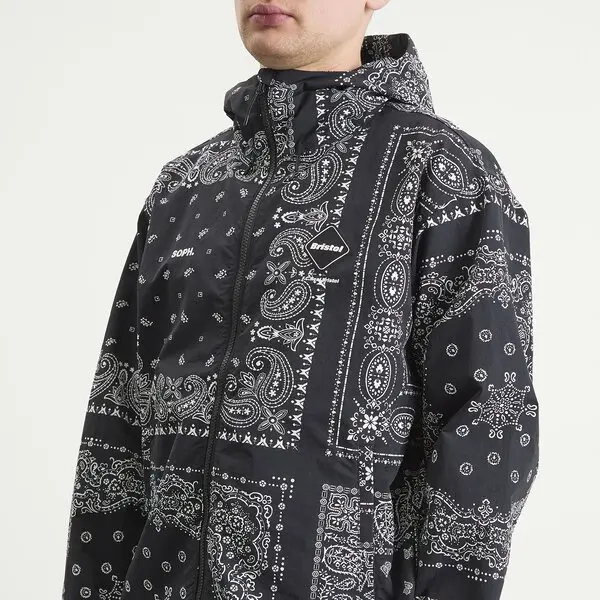 F.C. REAL BRISTOL Bandana Print Hooded Jacket
