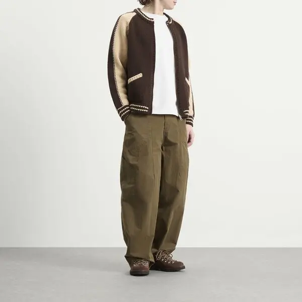 FRIZMWORKS Wool Varsity Zip Cardigan