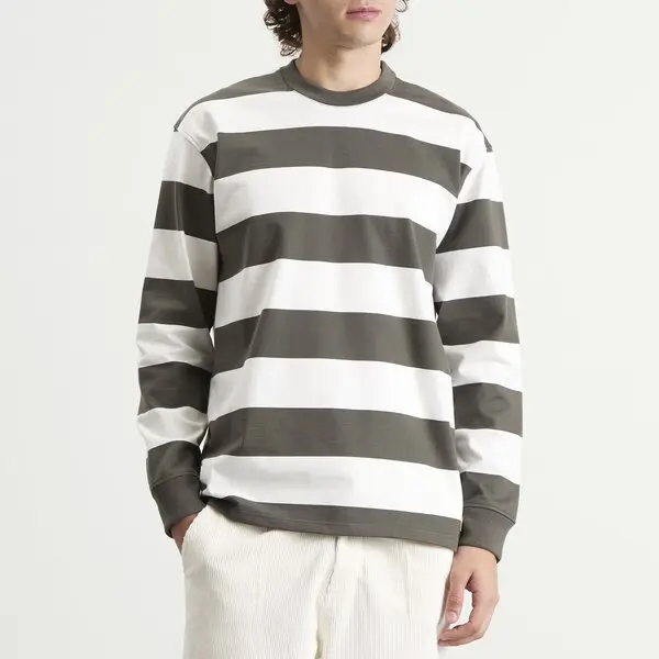 Armor Lux Long Sleeve Wide Stripe T-shirt