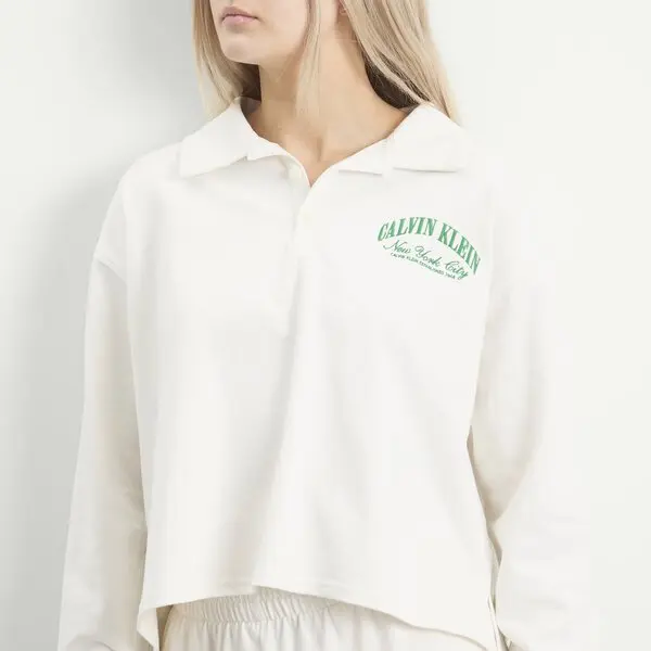 Calvin Klein Logo Cotton Jersey Polo