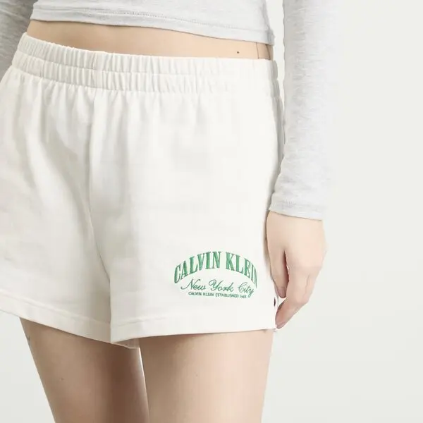 Calvin Klein Logo Cotton Jerset Short