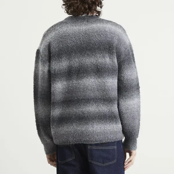 FRIZMWORKS Gradation Boucle Knit - Gray