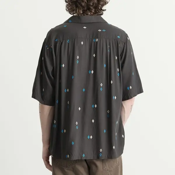 UNLIKELY DRY GOODS Argyle Rayon Shirt