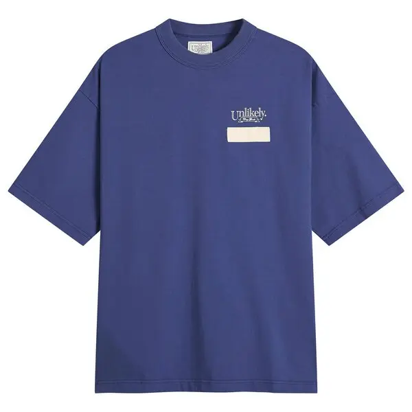 UNLIKELY DRY GOODS Team T-shirt - Blue