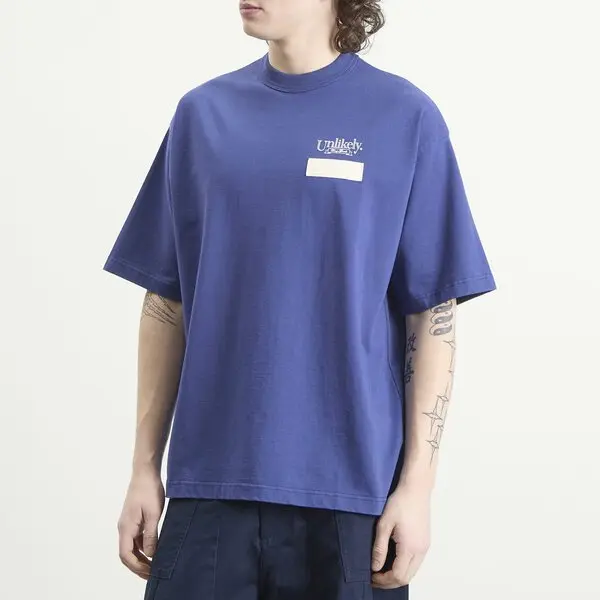 UNLIKELY DRY GOODS Team T-shirt - Blue