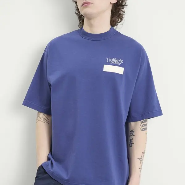 UNLIKELY DRY GOODS Team T-shirt - Blue