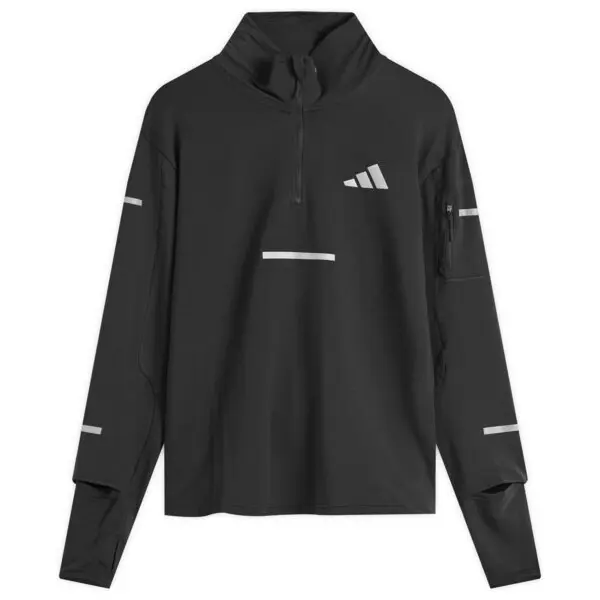 Adidas Adi365 Running Climawarm Half-zip - Black
