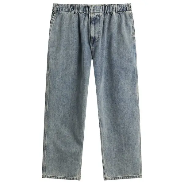 YESEYESEE Comfy Denim Carpenter Pants - Light Indigo