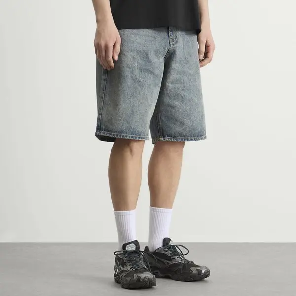 DAILY PAPER Compact Shield Embroidery Shorts