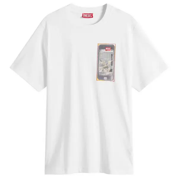 DIESEL® Digi Print T-shirt - White