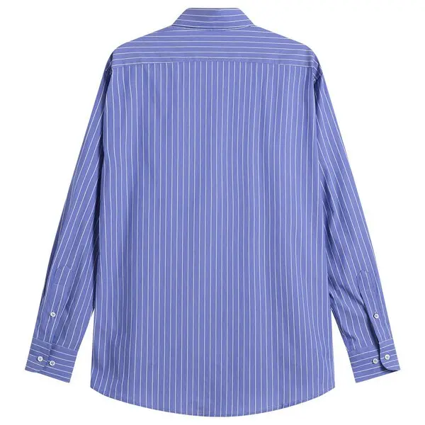 NO PROBLEMO Logo Stripe Poplin Shirt